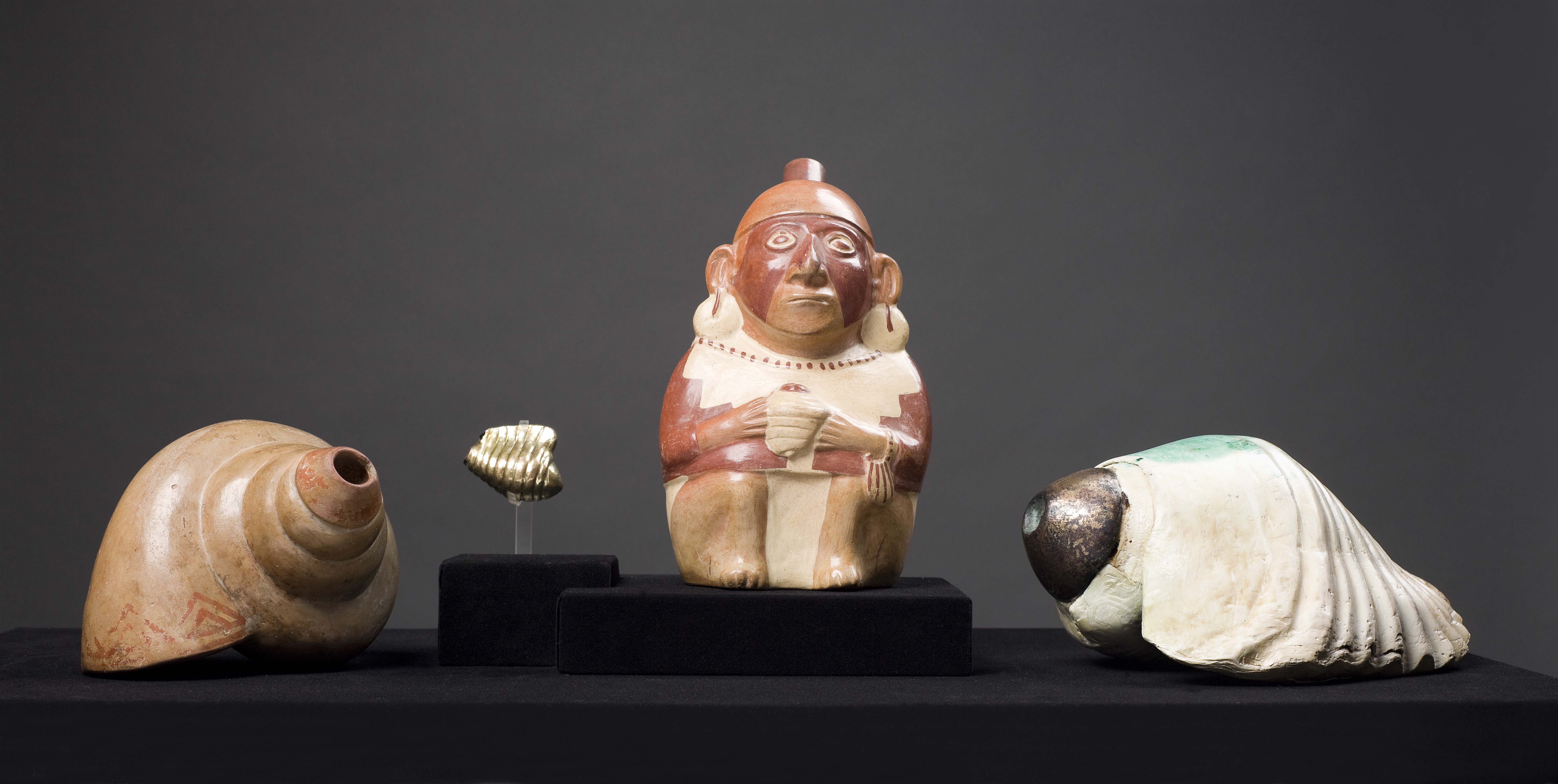 Ceremonial Trumpet or Pututo, and Whistles – Museo Larco